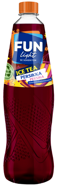 FUN Light Ice Tea persikka jääteen makuinen juomatiiviste 0,5 l - FUN ...